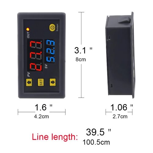 5 Adet Ac110-220V Sıcaklık Kontrol Dijital Ekran Termostat Modülü Sıca 5 Adet Ac110-220V Sıcaklık Kontrol Dijital Ekran Termostat Modülü Sıca