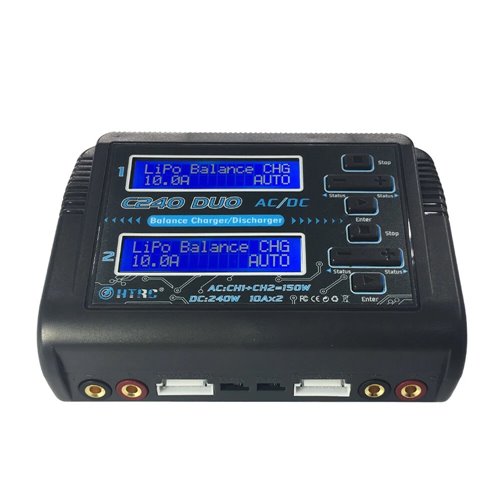 Htrc C240 Duo Ac 150W Dc 240W 10Ax2 Çift Kanallı Pil Dengeleme Şarj Ci